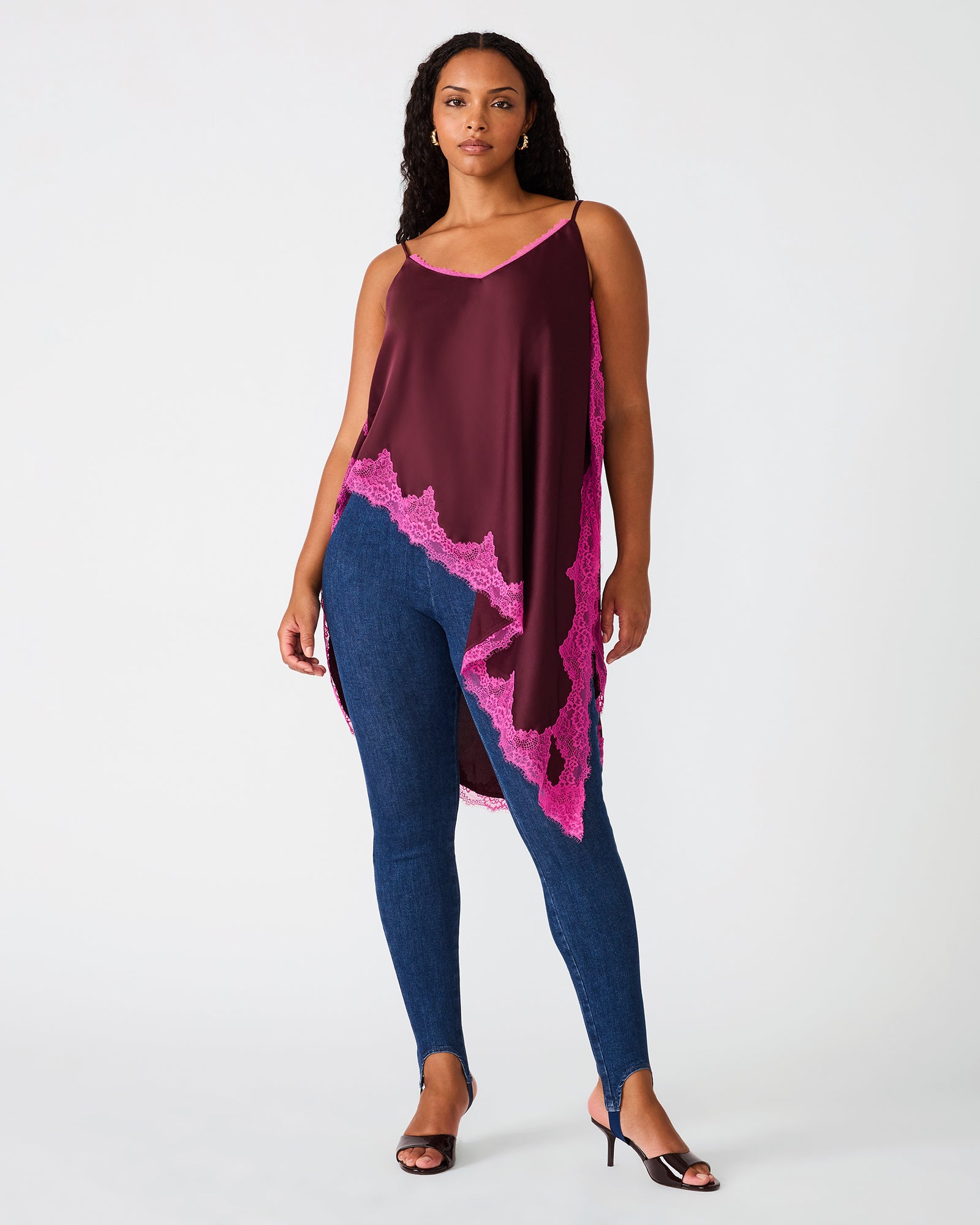 STEVE MADDEN STEVE MADDEN Margan Lace Trim Top